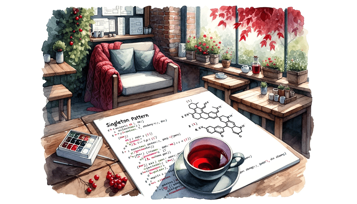 Studying Singletons in Coffee Shops by Dall-E 3